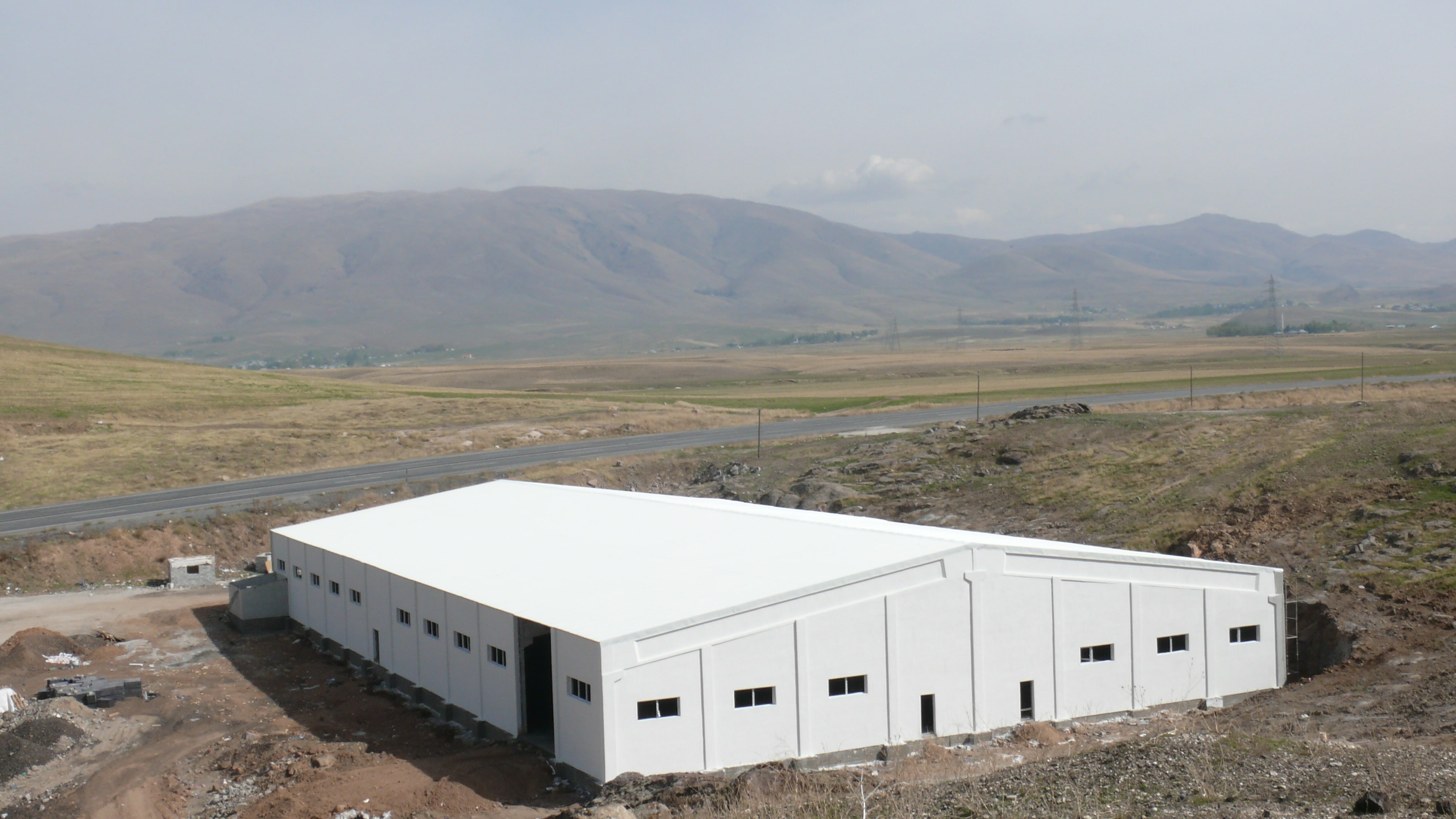 Ağrı patnos belediyesi prefabrik garaj