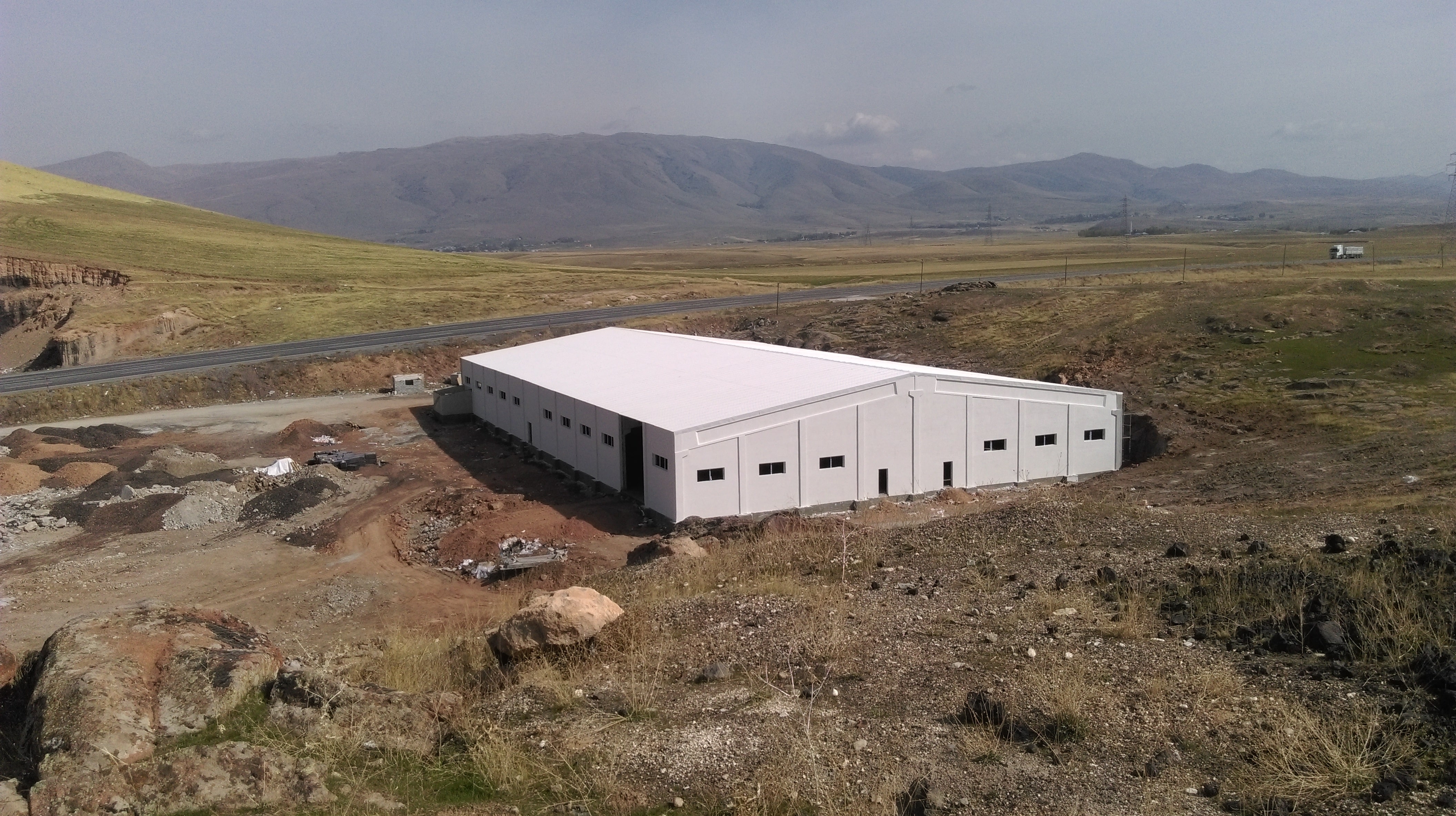 Ağrı patnos belediyesi prefabrik garaj